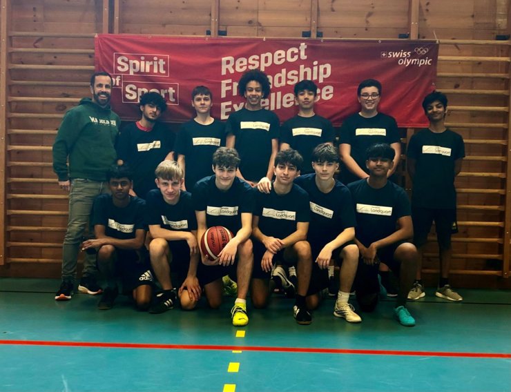 Tolle Landquarter-Jungs am KST Basketball :: Schule Landquart